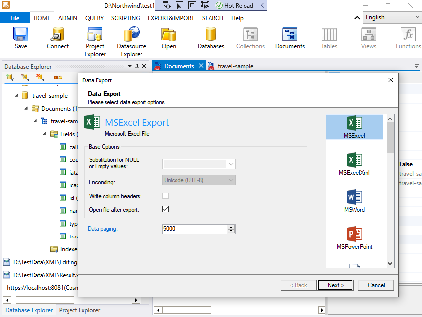 Couchbase_DataExport – Nucleon Software