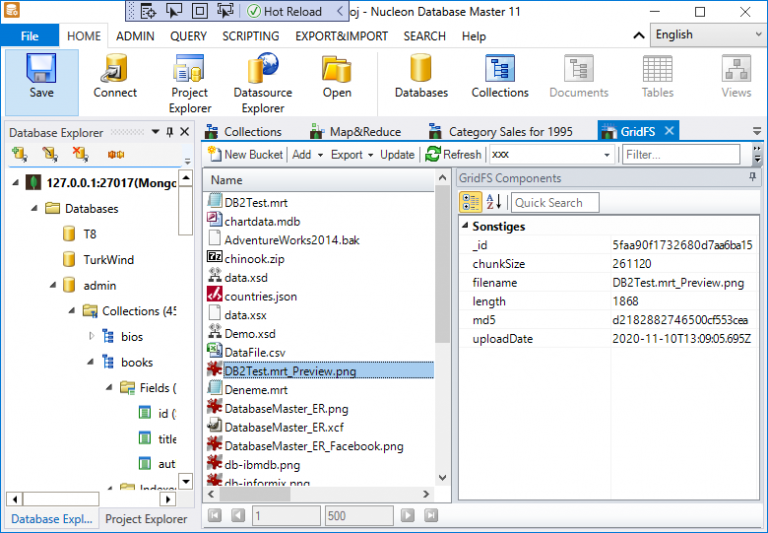 DatabaseMaster_MongoDB_GridFS – Nucleon Software